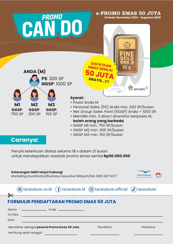 Promo EMAS 50g - Tara Nature